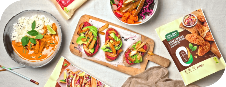 Field Good pflanzliche Genussvielfalt - Ready-to-Cook & Ready-to-Eat.